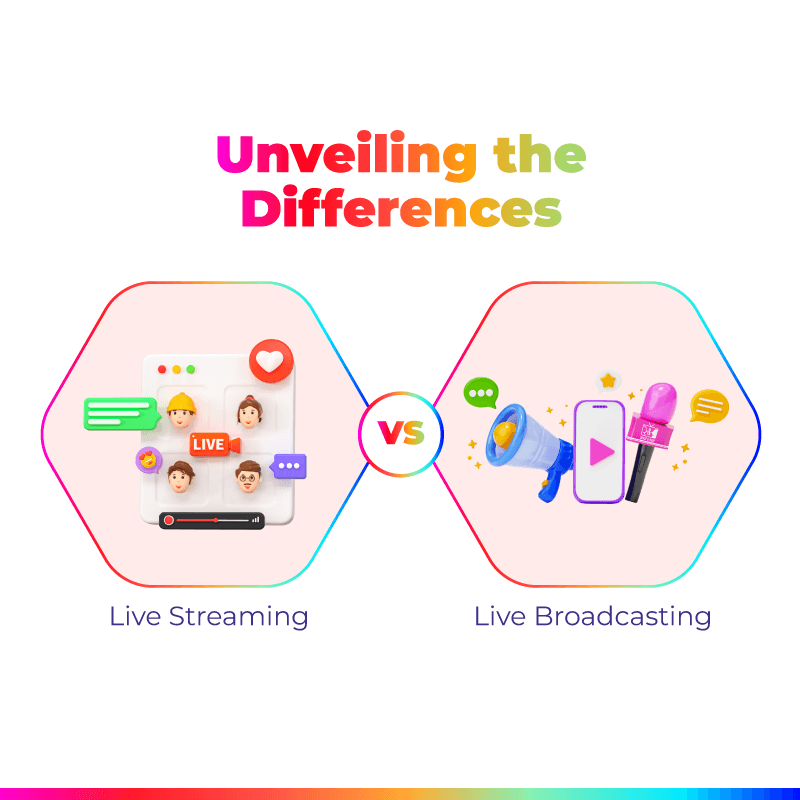 Unveiling the Differences: Live Streaming vs Live Broadcasting