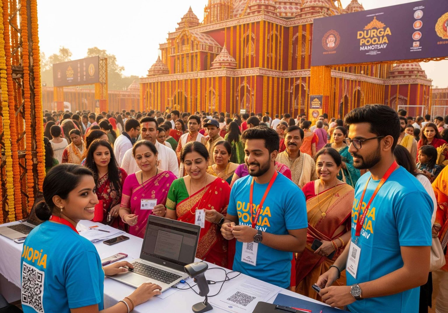 Durga Pooja Event Access Management & Registration Solutions